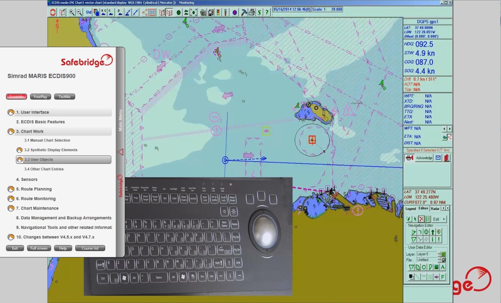 Safebridge Portal - Details of Course Simrad MARIS ECDIS900